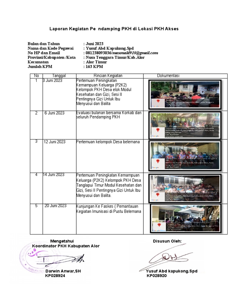 Laporan Akses Juni 2023 | PDF