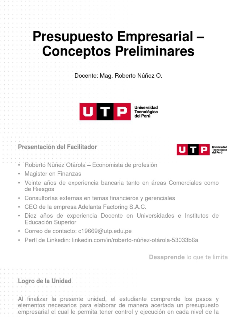 Introduccion A La Elaboracion Del Presupuesto Empresarial | PDF | Presupuesto | Business