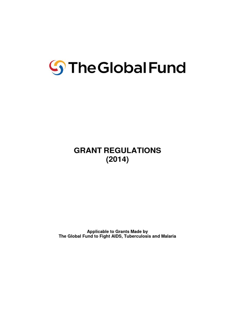 Global Fund Grant Rules 2014 | PDF | Taxes | Procurement