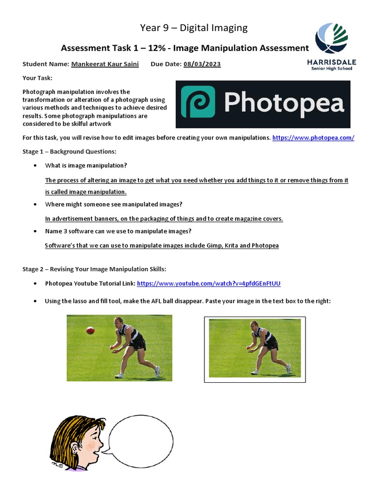 Task 1 - Image Manipulation Task V2-Compressed | PDF | Image Editing ...