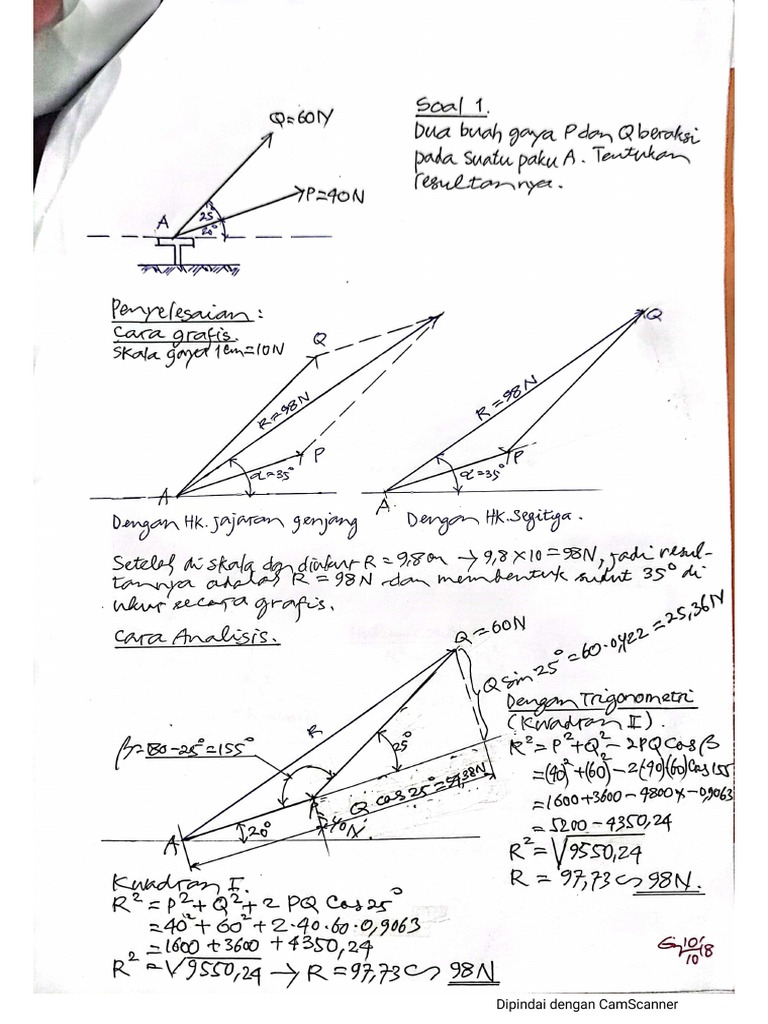 Latihan Soal Statika | PDF