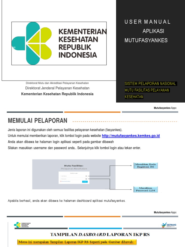 Petunjuk Pengisian IKP Mutu Fasyankes | PDF