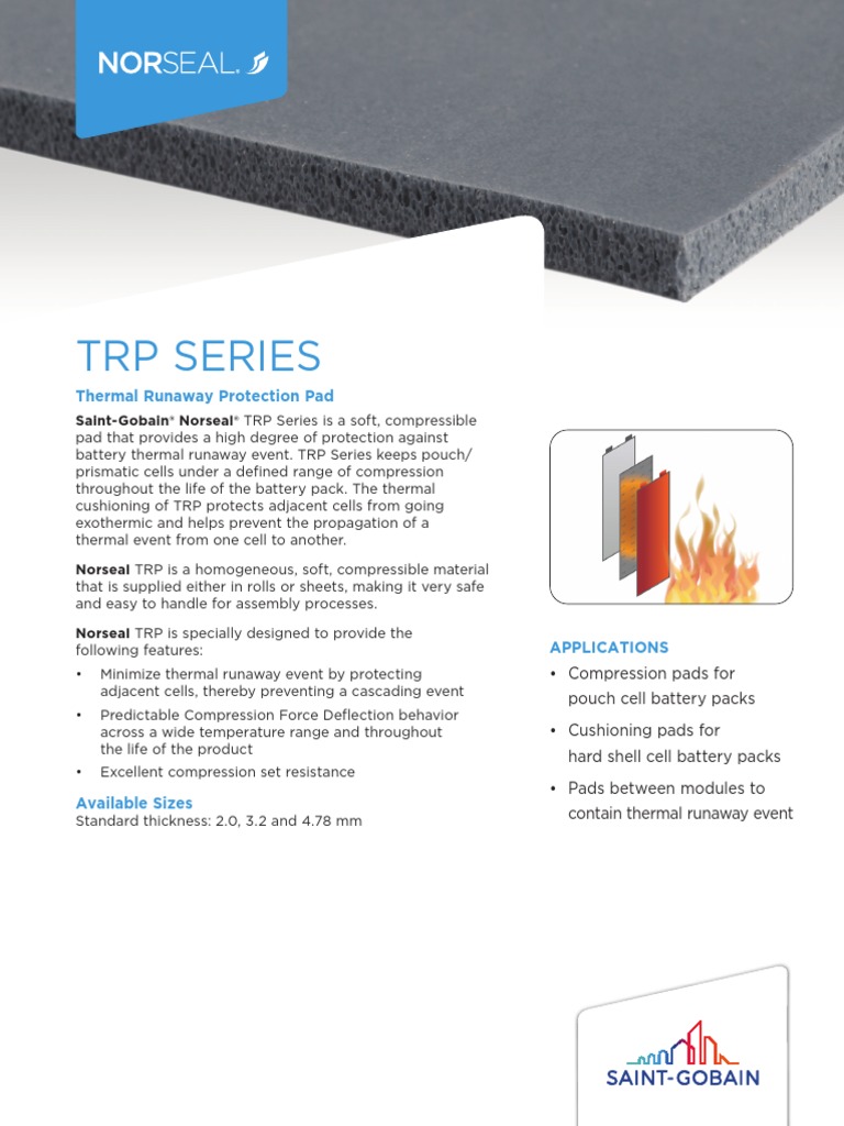 Norseal TRP Series TDS 1582 | PDF | Chemistry | Physical Sciences