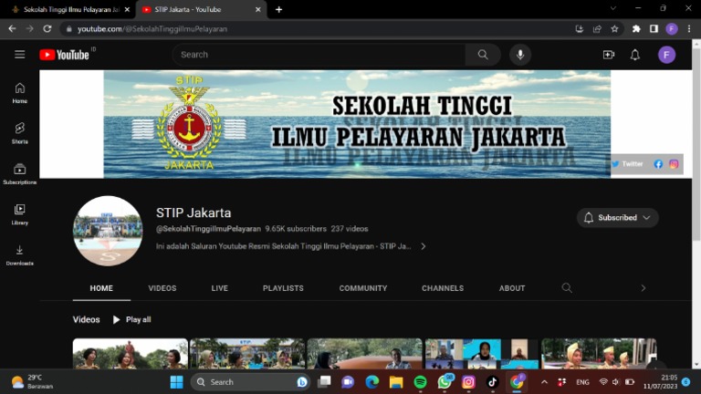 Bukti Subscribe Youtube Stip | PDF