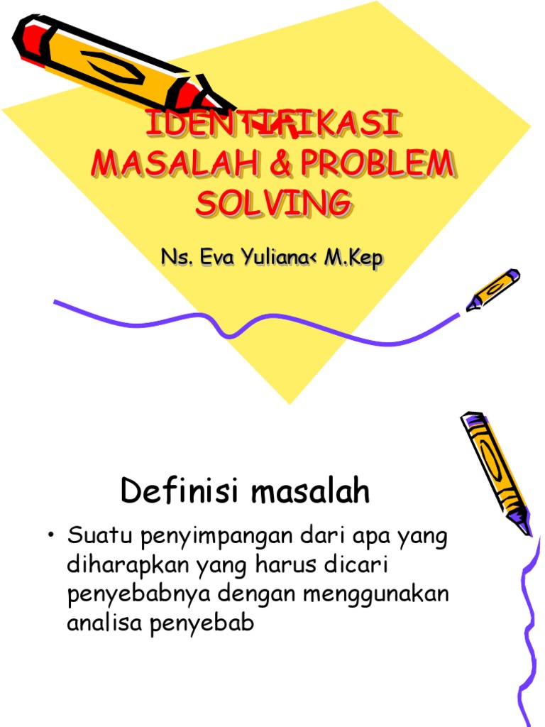Identifikasi Masalah & Problem Solving | PDF