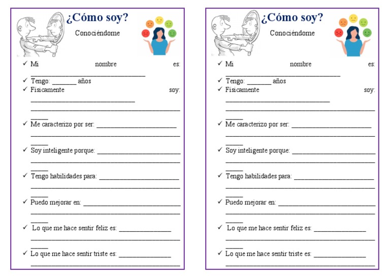 Como Soy | PDF | Crecimiento personal y profesional | Relaciones ...