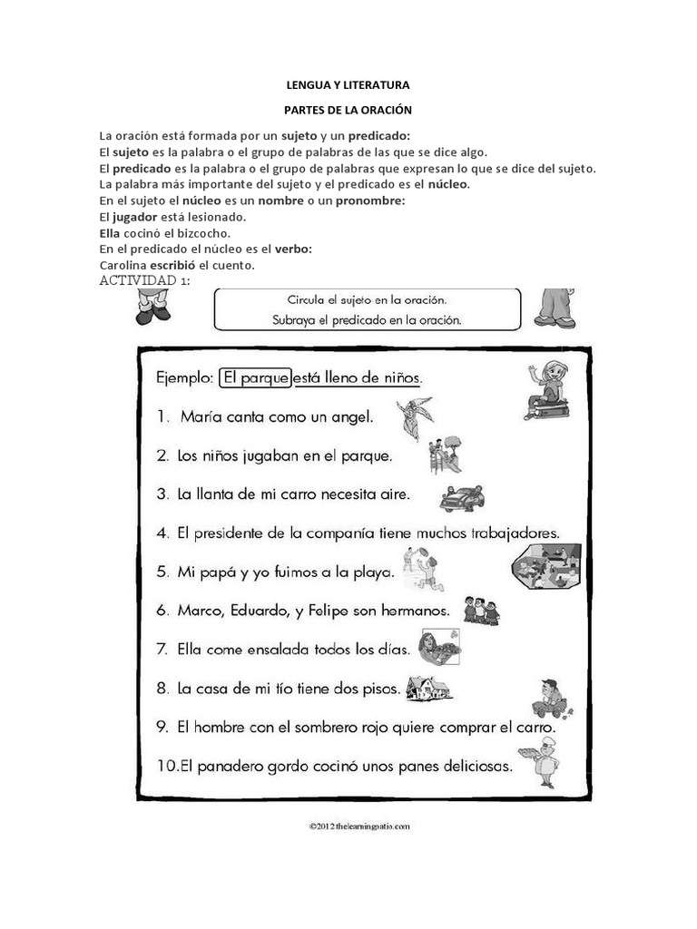 Actividad de Lengua y Literatura | PDF