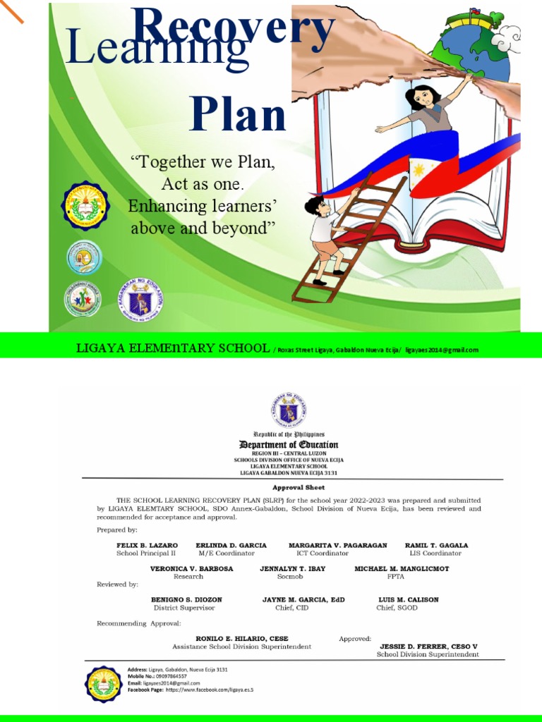 Ligaya Elementarty School LRP | PDF | Distance Education | Learning