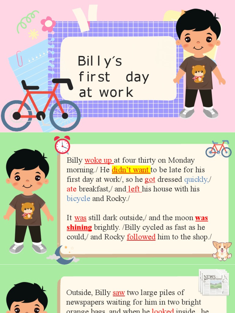 Billy S First Day | PDF