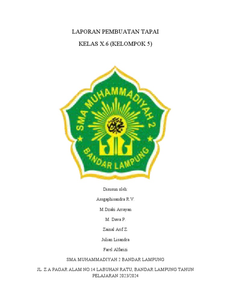 Laporan Pembuatan Tapai Singkong | PDF