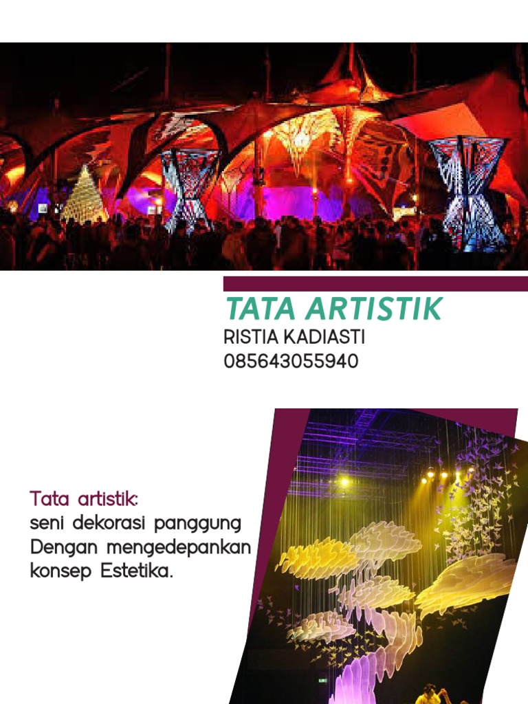 Unsur Tata Artistik Panggung Pertunjukan | PDF | Komputer | Teknologi ...