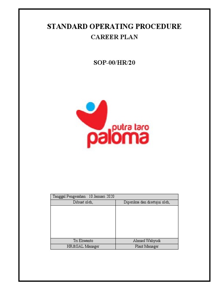 SOP-00-HR-19 SOP Succession Plan Rev 0.0 | PDF