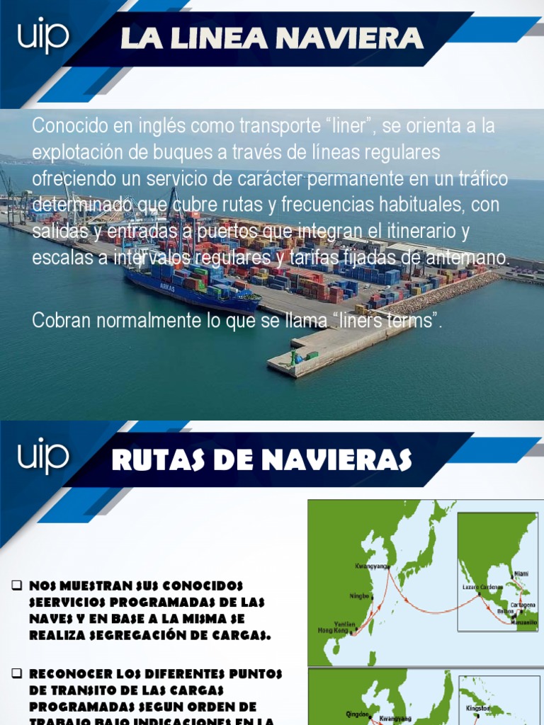 Qué es una línea naviera | PDF | Transporte