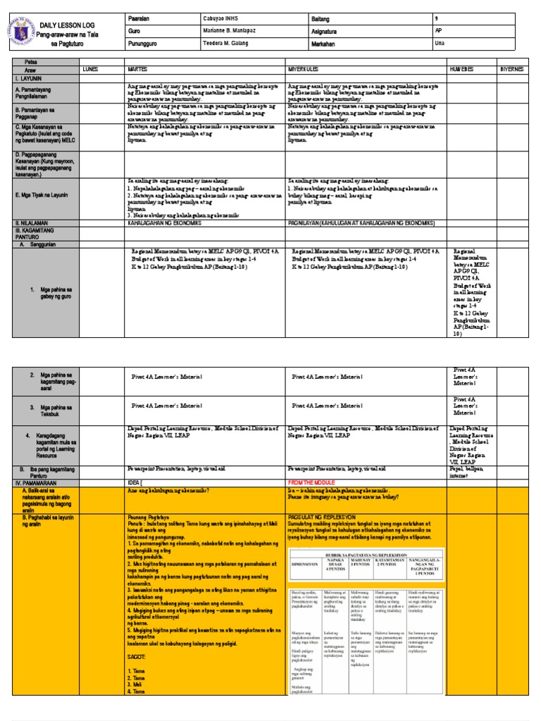 Ap-Week 2-DLL-2022-2023 | PDF