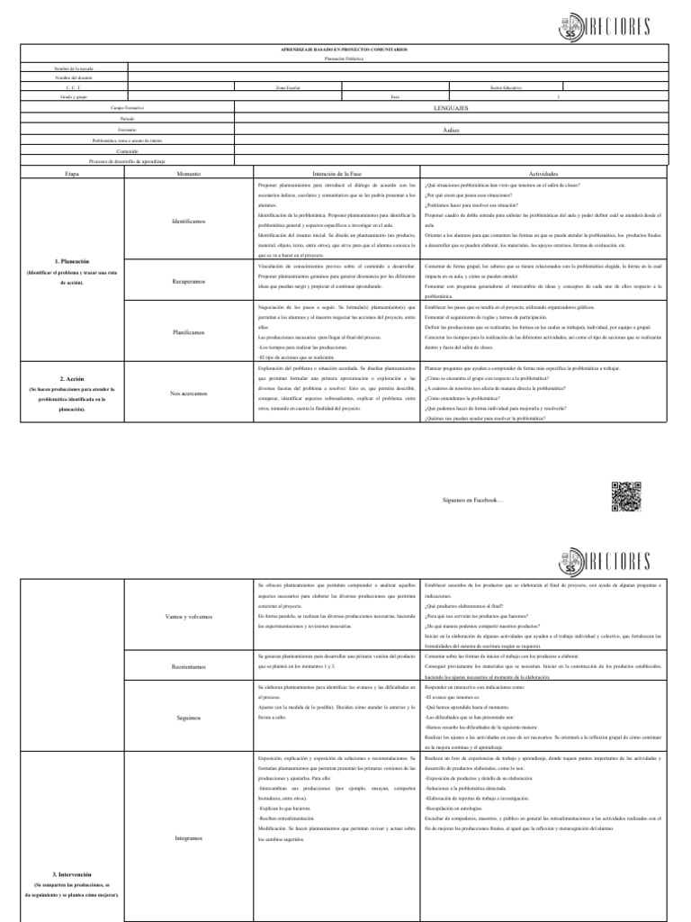 Formatos Planeación Fase 3 | PDF | Evaluación | Aprendizaje Formatos Planeación Fase 3 | PDF | Evaluación | Aprendizaje