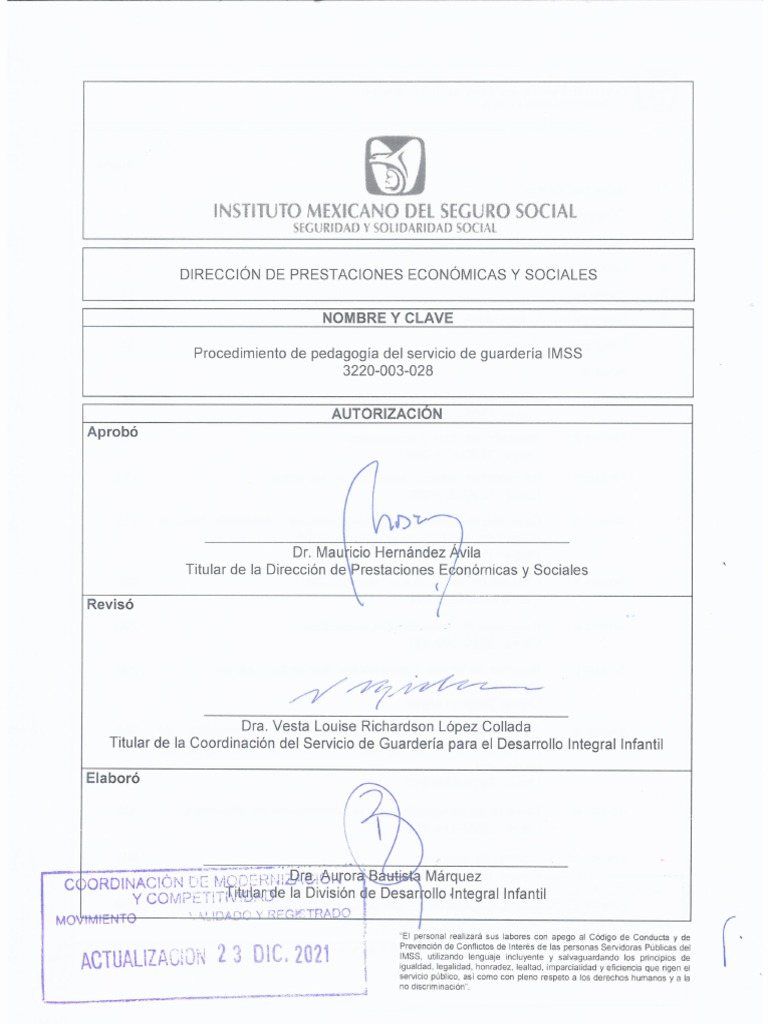 3220-003-028 Pedagogia 2021 | PDF | Cuidado de los niños | Educación de la primera infancia