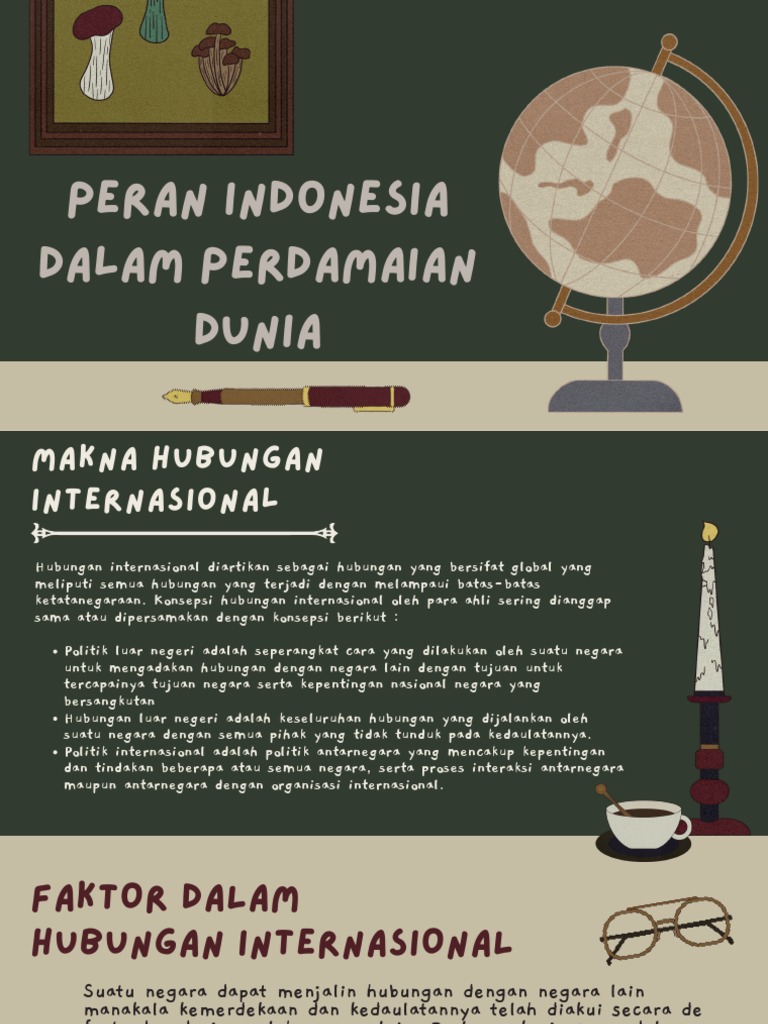 Peran Indonesia Dalam Perdamaian Dunia | PDF