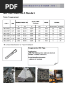 EMT Conduit and Fittings Data Sheet | PDF | Electricity | Electrical ...