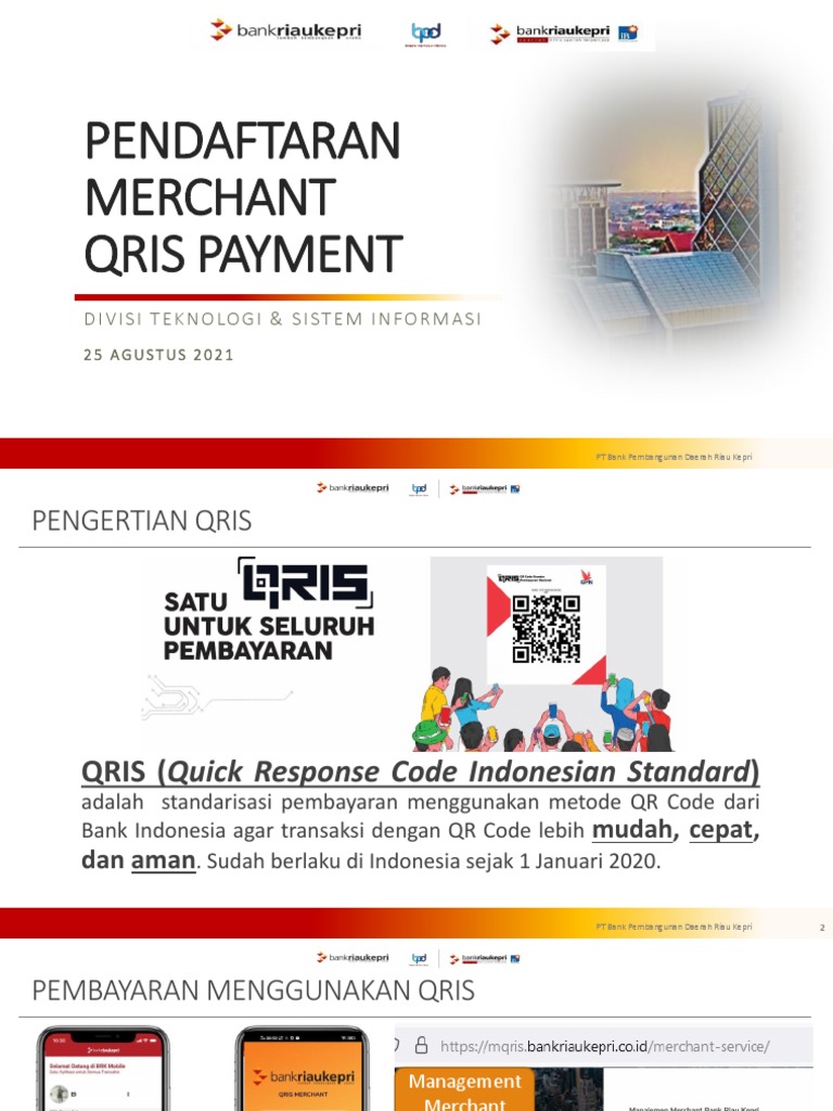 Pendaftaran Merchant Qris Payment: Divisi Teknologi & Sistem Informasi | PDF | Bisnis ...