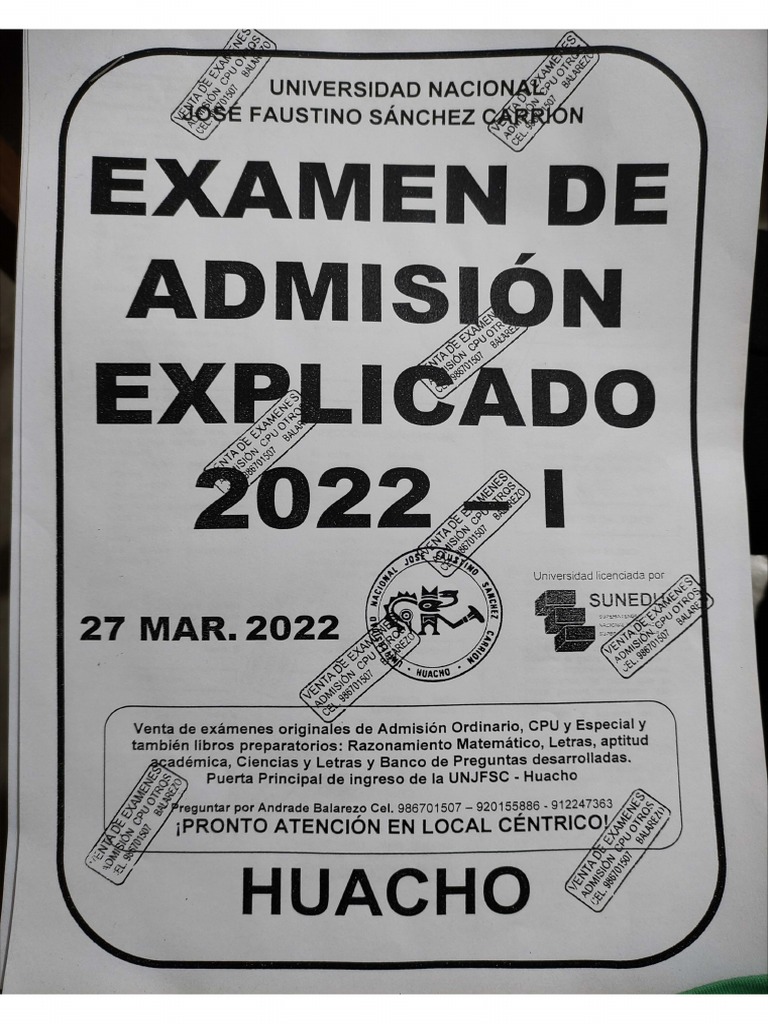 MEN Admis: Huacho | PDF | Rna