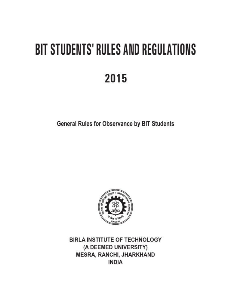 Book - Rules and Regulation | PDF