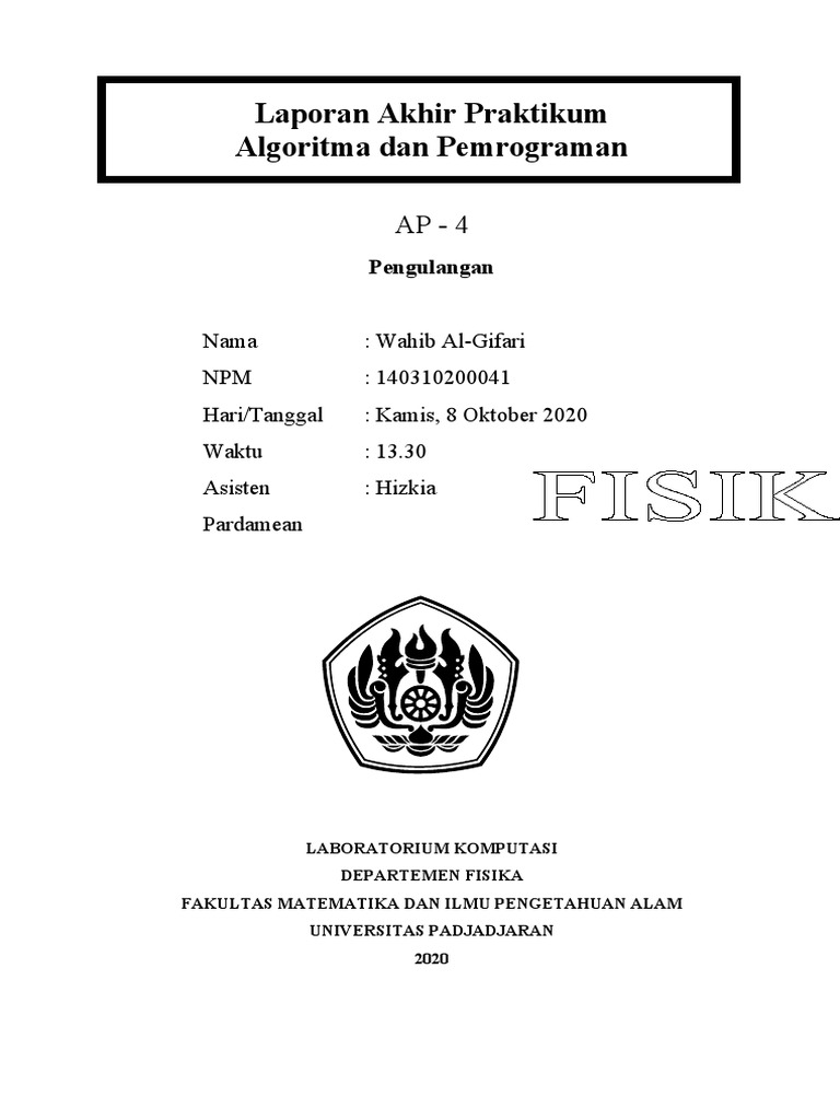 Pengulangan dalam Python: Praktikum AP-4 | PDF