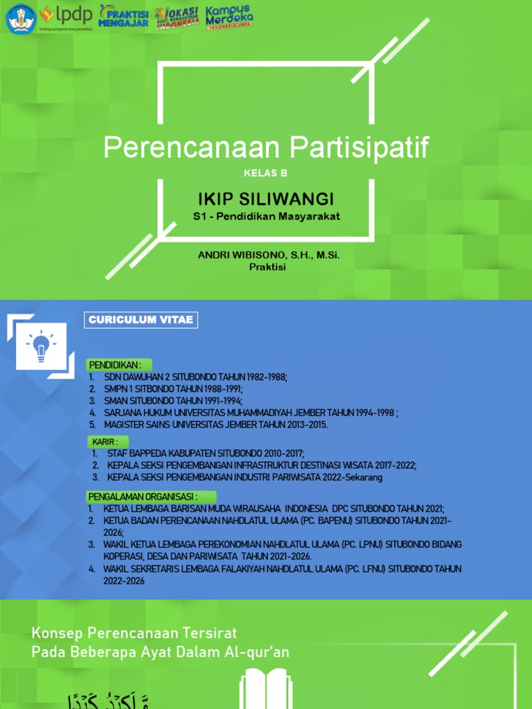 Perencanaan Partisipatif dalam Pembangunan | PDF