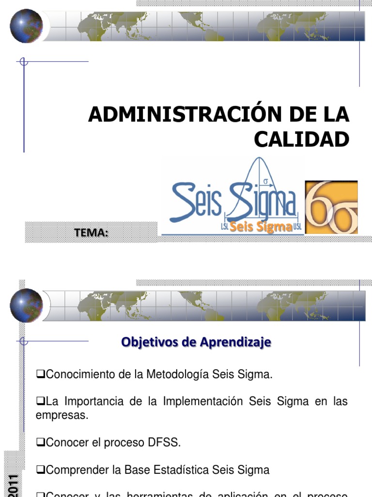 Tema 3 Seis Sigma | PDF | Six Sigma | Producción y fabricación