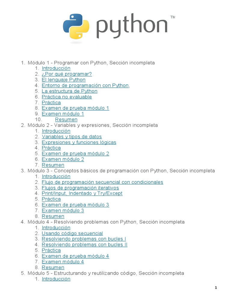 Phyton EDX | PDF | Python (lenguaje de programación) | Archivo de computadora