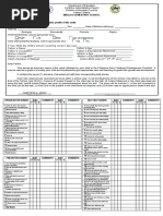 Eccd Checklist Card Template | PDF | Child Development | Behavioural ...