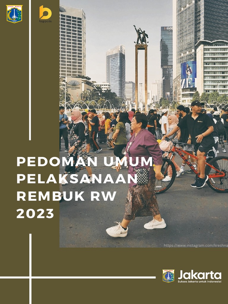 Pedoman Rembuk RW 2023 DKI Jakarta | PDF