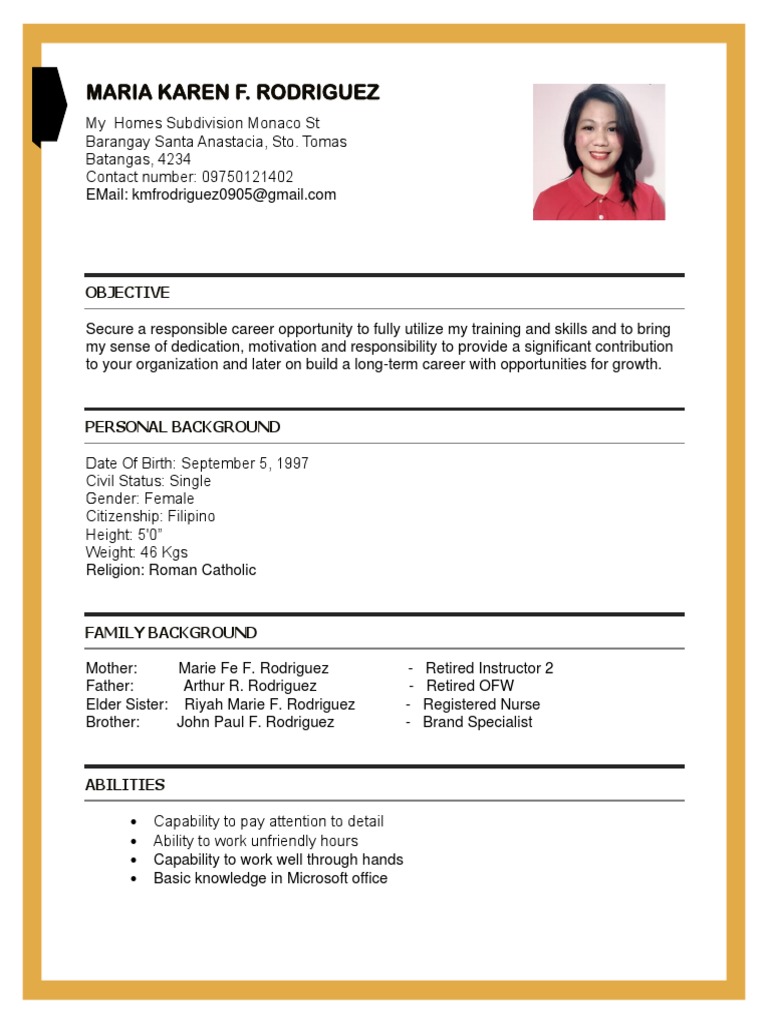 Rodriguez Resume | PDF