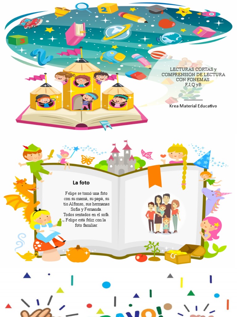 Lecturas Con Fonemas F, J, Q y B | PDF