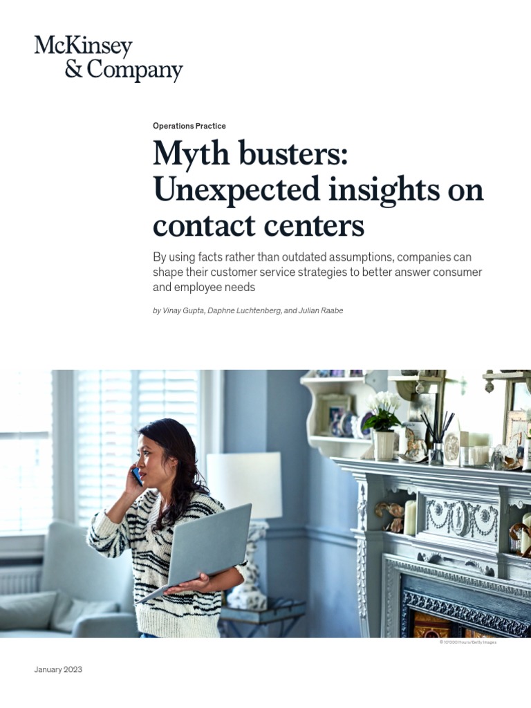 Myth Busters Unexpected Insights On Contact Centers | PDF | Interactive ...