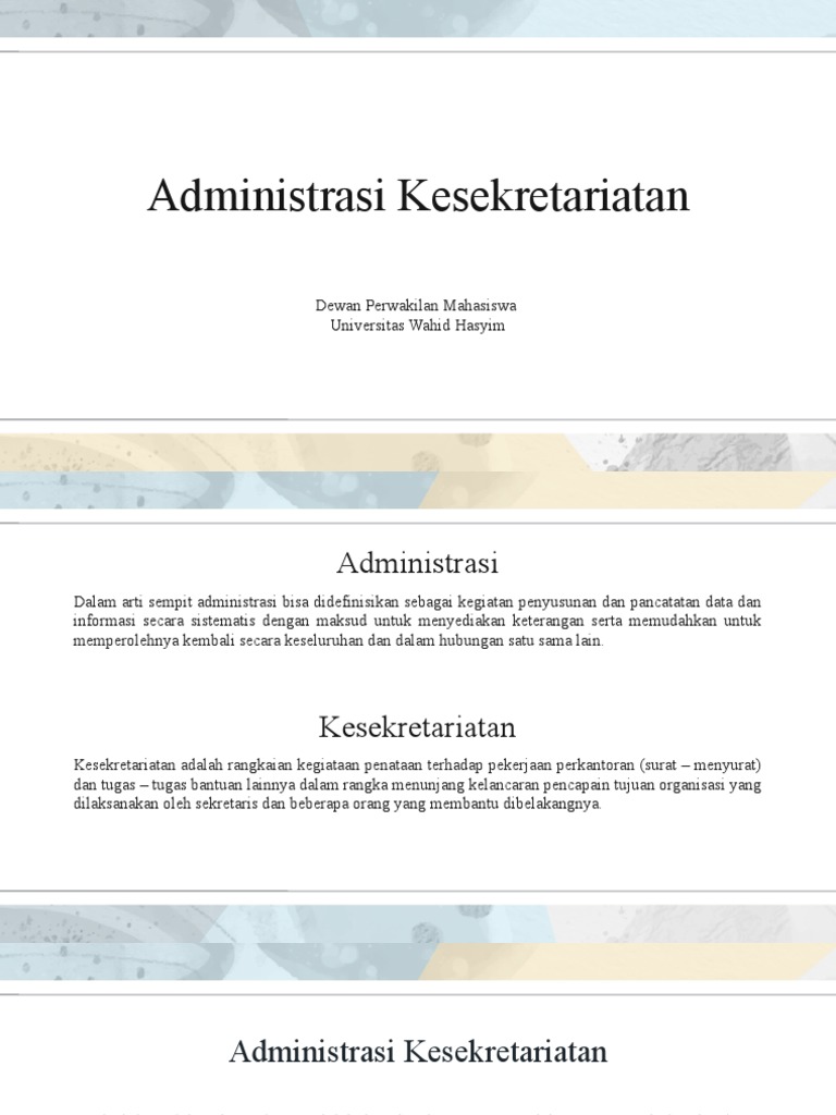 Administrasi Kesekretariatan DPM U 2022 | PDF | Pengelolaan Keuangan & Uang