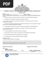 STAR_OBSERVATION_TOOL | PDF | Teachers | Learning