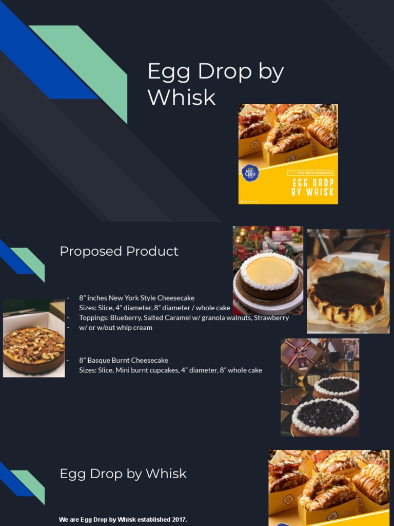 Egg Drop by Whisk Proposal | PDF