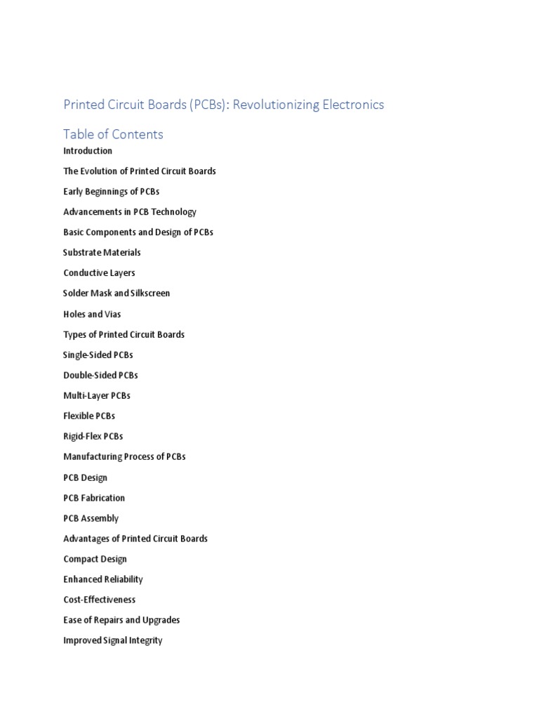 PCBs | PDF | Printed Circuit Board | Secondary Sector Of The Economy
