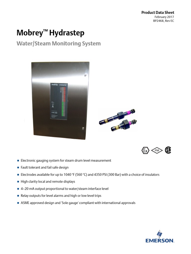 Mobrey Hydrastep: Water/Steam Monitoring System | PDF | Relay | Power ...