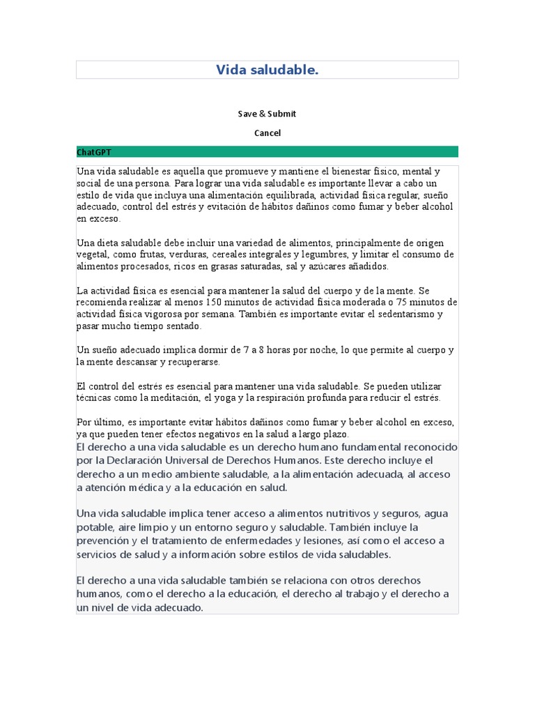 Vida Saludable PR | PDF
