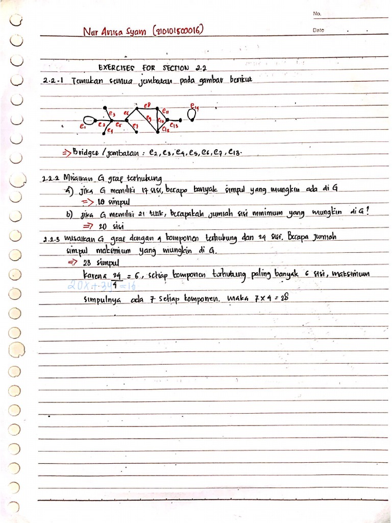 Nur Anisa Syam 210101500016 Tugas 10 Teo | PDF