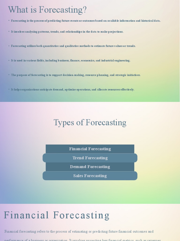 Forecasting | Download Free PDF | Forecasting | Data Analysis