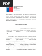 Modelo de Avenimiento Condonacion | PDF | Pensión alimenticia | Judicaturas