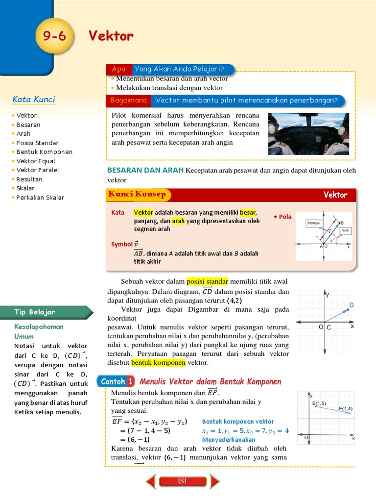 VEKTOR - Kelompok 6 - Geometri Transformasi | PDF | Metode & Bahan Ajar