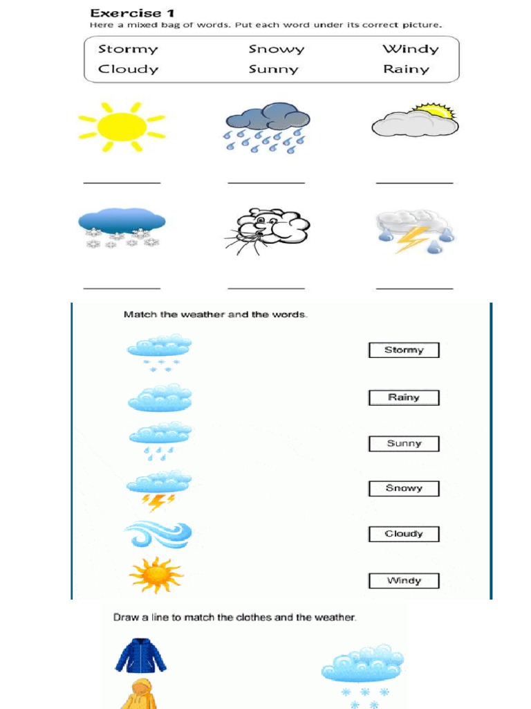 Weather Grade 1 | PDF