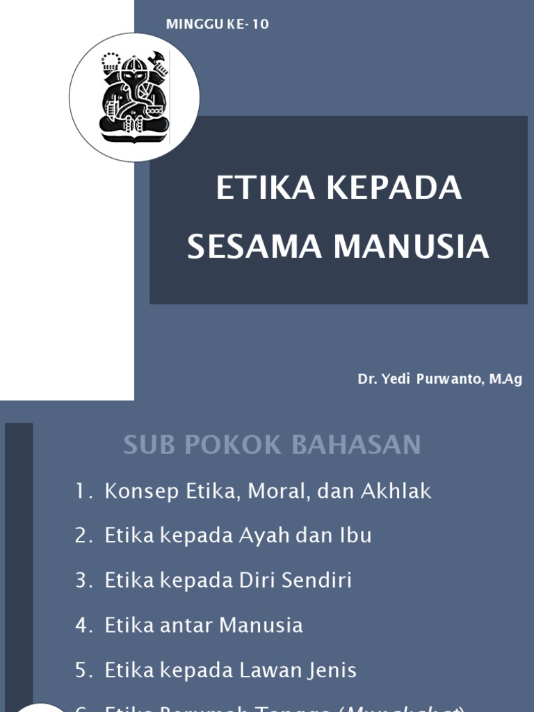 Etika Sosial dan Keluarga dalam Islam | PDF