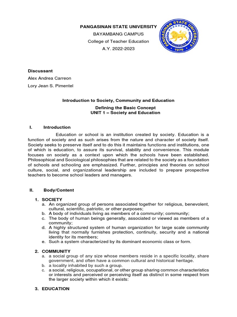 Prof Ed 104 Written Report Group 1 | PDF | Existentialism ...