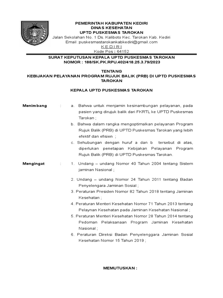 SK Rujuk Balik | PDF