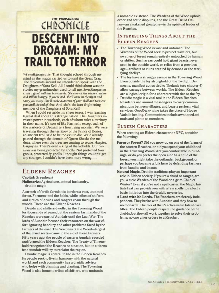 Eberron - Rising From The Last War-116 | PDF | Druid