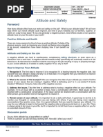 Workplace Complacency Toolbox Talk | PDF | Occupational Safety And ...